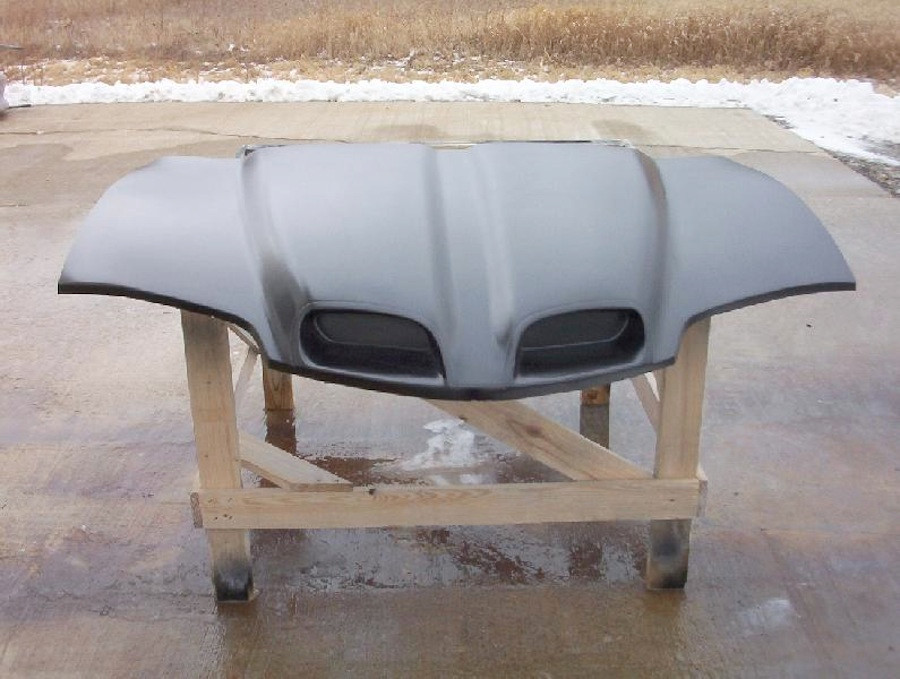 98-2002 Firebird "US Exotics Style" WS9 Outlaw Ram Air Style Hood, bolt ...