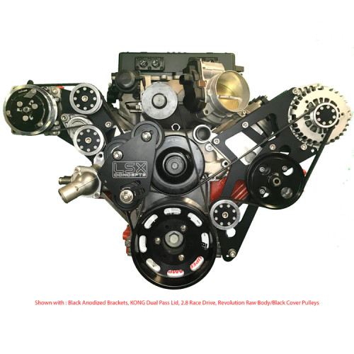 LSA / ZL1 SUPERCHARGER RACE DRIVE HIGH MOUNT ACCESSORY DRIVE BUNDLE ...