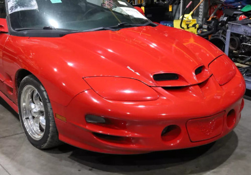 1998-2002 Trans Am WS6 Red Front End Clip Ram Air Hood Bumper ...