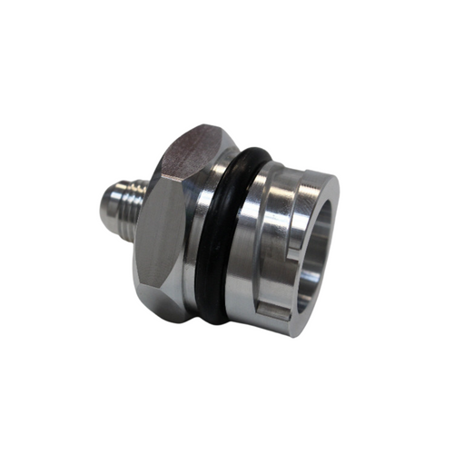 LS Valve Cover Oil Cap Adapter w/ -6 AN Fitting, Billet Aluminum, Hawks ...