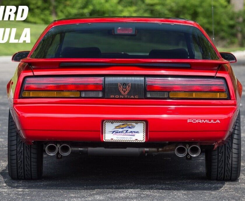 1985-1992 Pontiac Firebird Formula Rear Tail Light Lamp Filler Panel ...