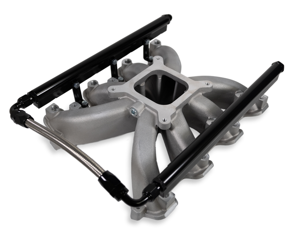 GM LS3/L92/L76 Rectangle Port Single Plane EFI Intake Manifold w/ Fuel ...
