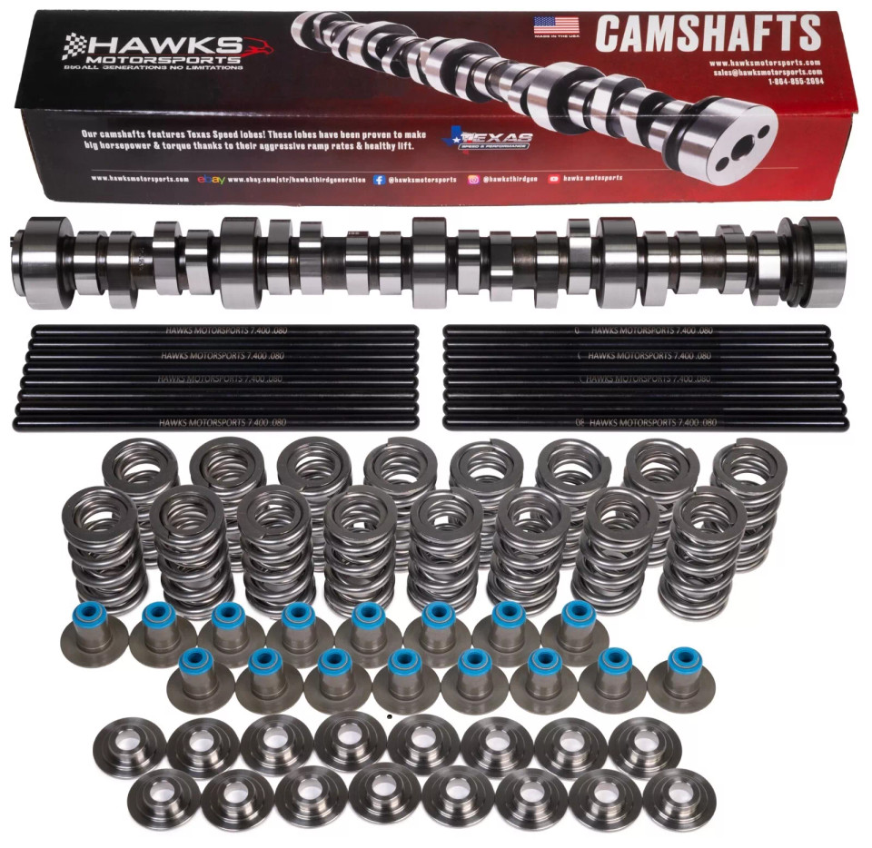 Hawks Donald Thump LS1 LS2 LS6 Cam Camshaft Kit Dual Valve Springs ...