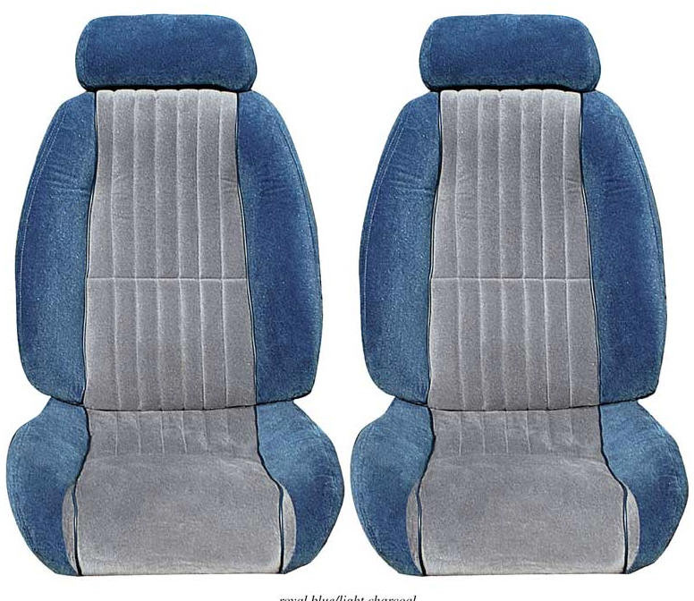 82-84 Firebird Trans Am Seat Upholstery Kit, New Replacement (6 Pleats ...