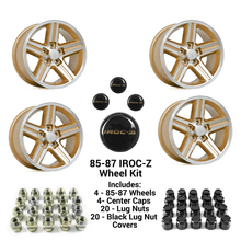 17x9 Gold IROC-Z Wheel Kit | 1985-1987 Camaro IROC-Z Styling | Set of 4 ...