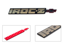 88-90 Camaro IROC-Z Rear Bumper Emblem, Gold, Reproduction - Hawks ...
