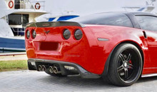 C6 CORVETTE 100% Weaved Carbon Fiber Rear Diffuser - Hawks Third Generation