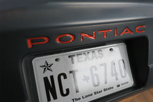 1985-90 Trans Am "Pontiac" Rear Bumper Lettering Inlay - Hawks Third ...