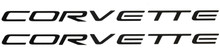 2001-2004 Corvette C5 Z06 Engine Fuel Rail Cover Vinyl Decals Gloss ...