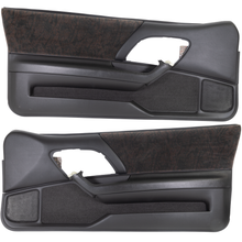 2000-2002 Chevrolet Camaro Z28 Ebony Black Cloth Door Panels Pair NEW ...