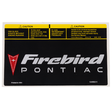 1998-2002 Firebird/Trans Am Air Lid Decal, Firebird/Trans Am/WS6, Hawks ...