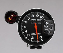 Auto Meter Monster Sport Comp Tach, 5" face with shift light, 10,000 ...