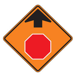 Stop Ahead Road Signs for Traffic Control (3 Sizes) | CPC Signs