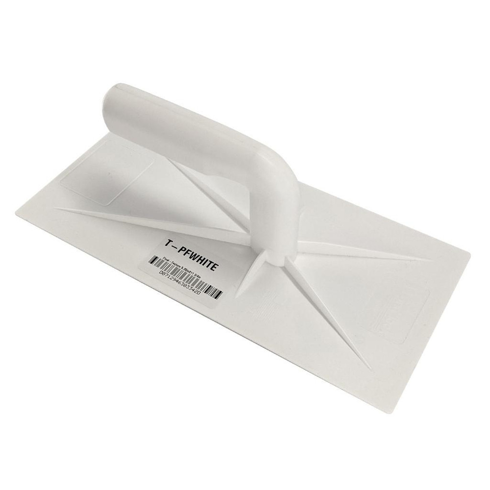 Wind-Lock White Plastic Texture Float, 5-1/4in x 11-3/4in w/ Plastic ...