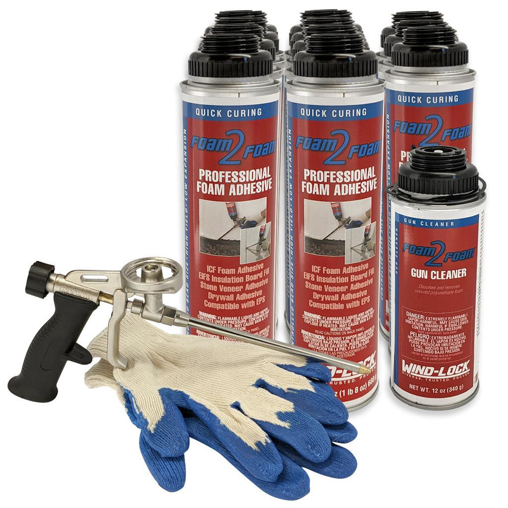 Wind-lock Contractor's Choice Value Foam2Foam Kit - Wind-lock