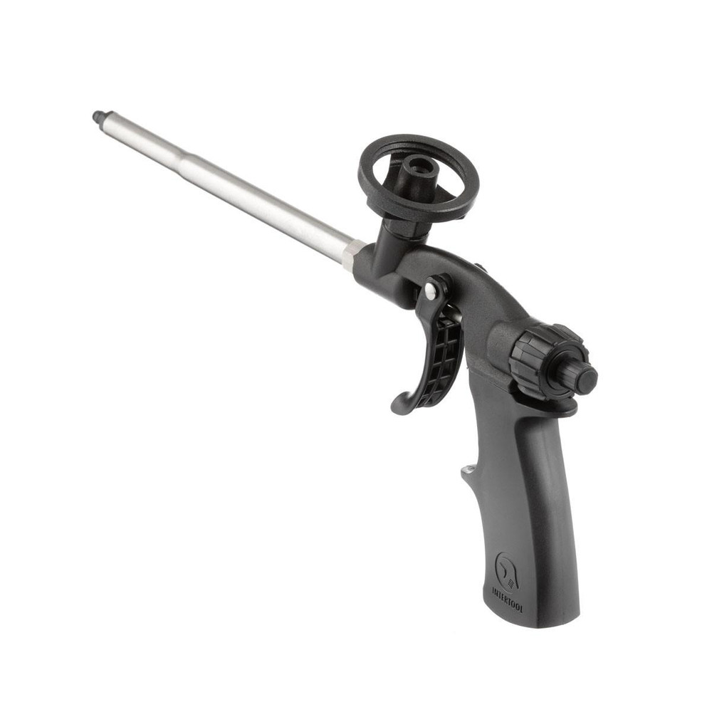 INTERTOOL Super Light Spray Foam Gun, PTFE ("Teflon") Handle - Wind-lock