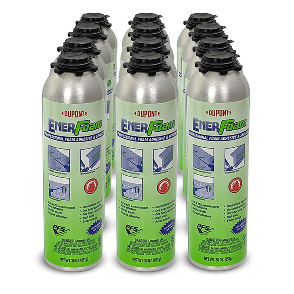 DuPont Enerfoam Gun Foam, 12, 30oz Cans per Case - Wind-lock