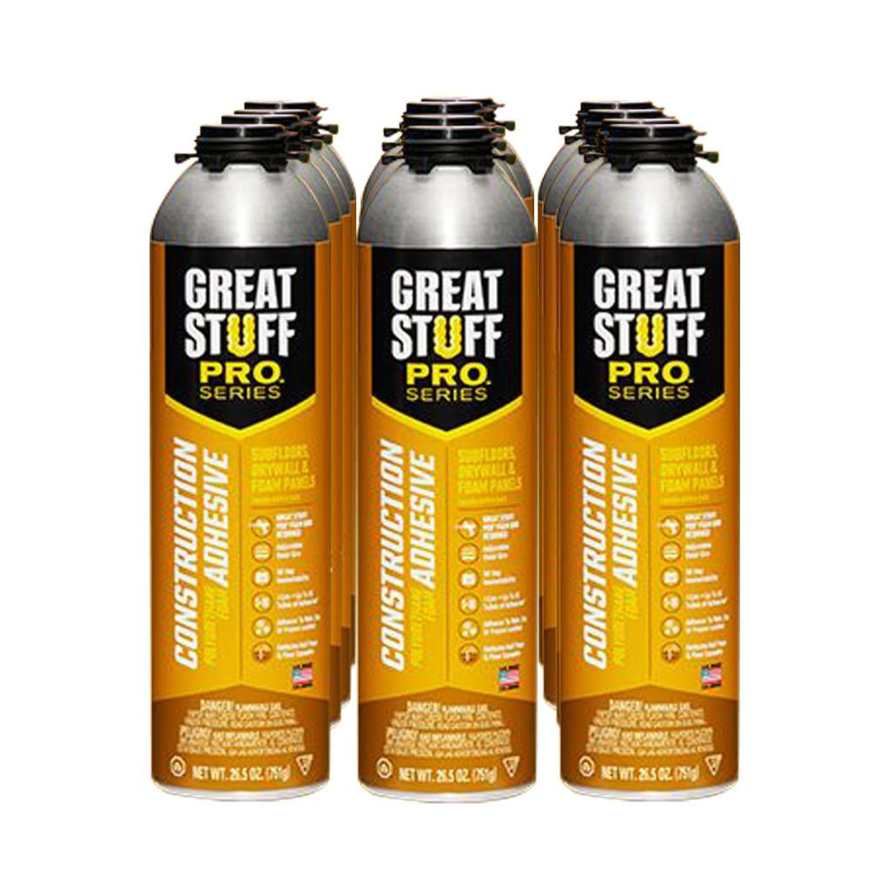 DuPont Great Stuff Pro Construction Adhesive 26.5oz Case of 12