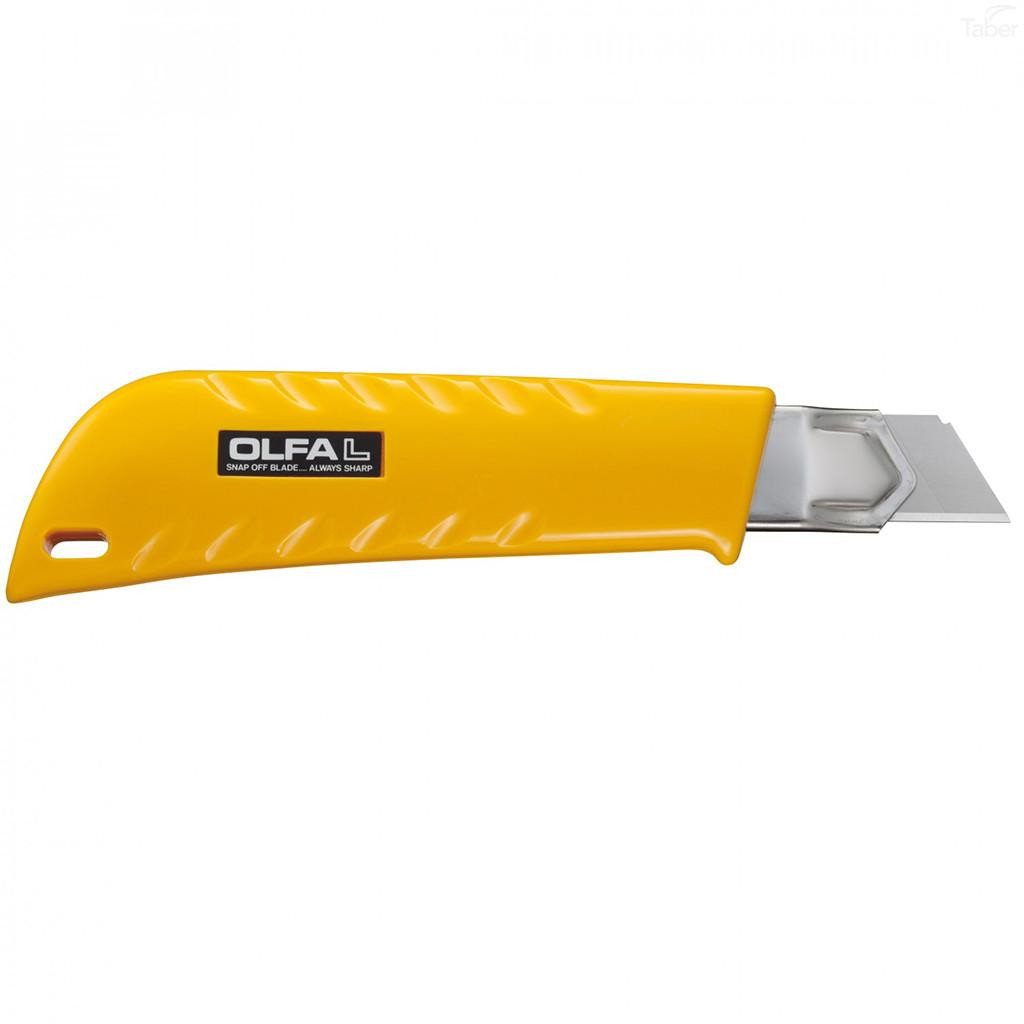 OLFA Plastic Utility Knife w/ Solid Blade, 3/4in - Wind-lock