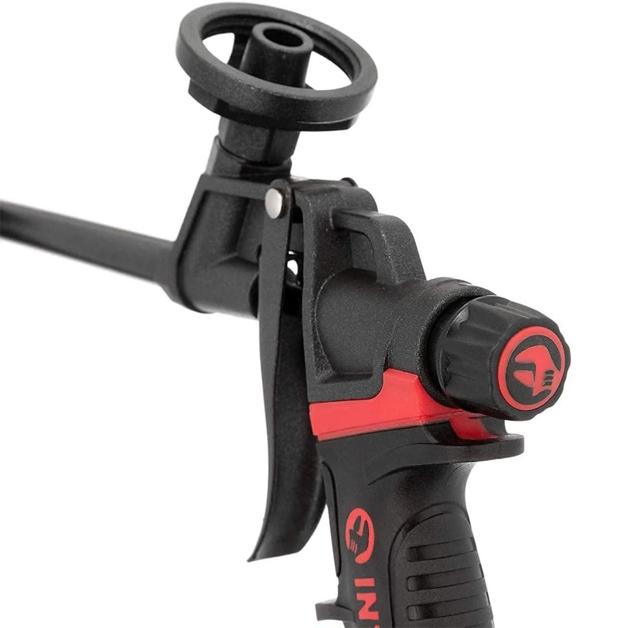 INTERTOOL Spray Foam Gun, PTFE ("Teflon") Handle - Wind-lock