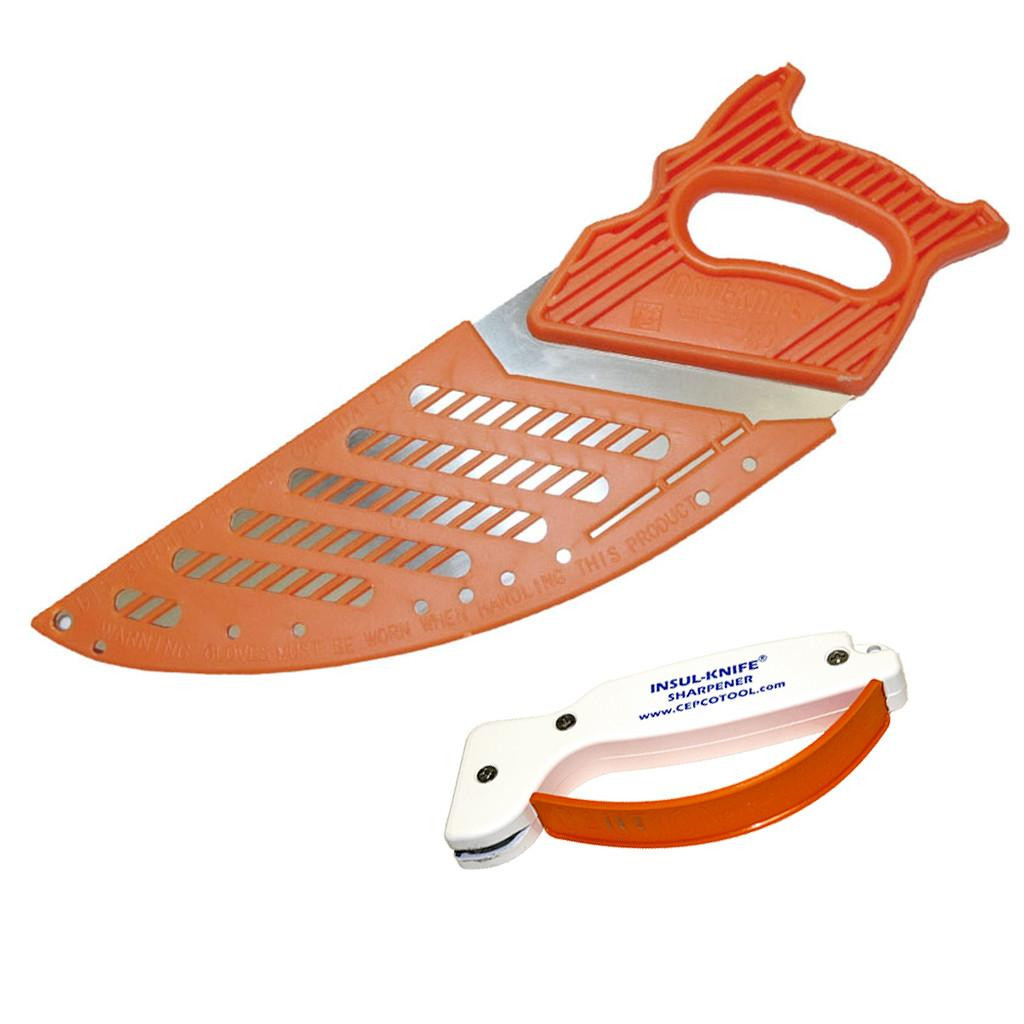 Cepco Tool Multipurpose Insulation Knife Kit w/ Blade Sharpener - Wind-lock