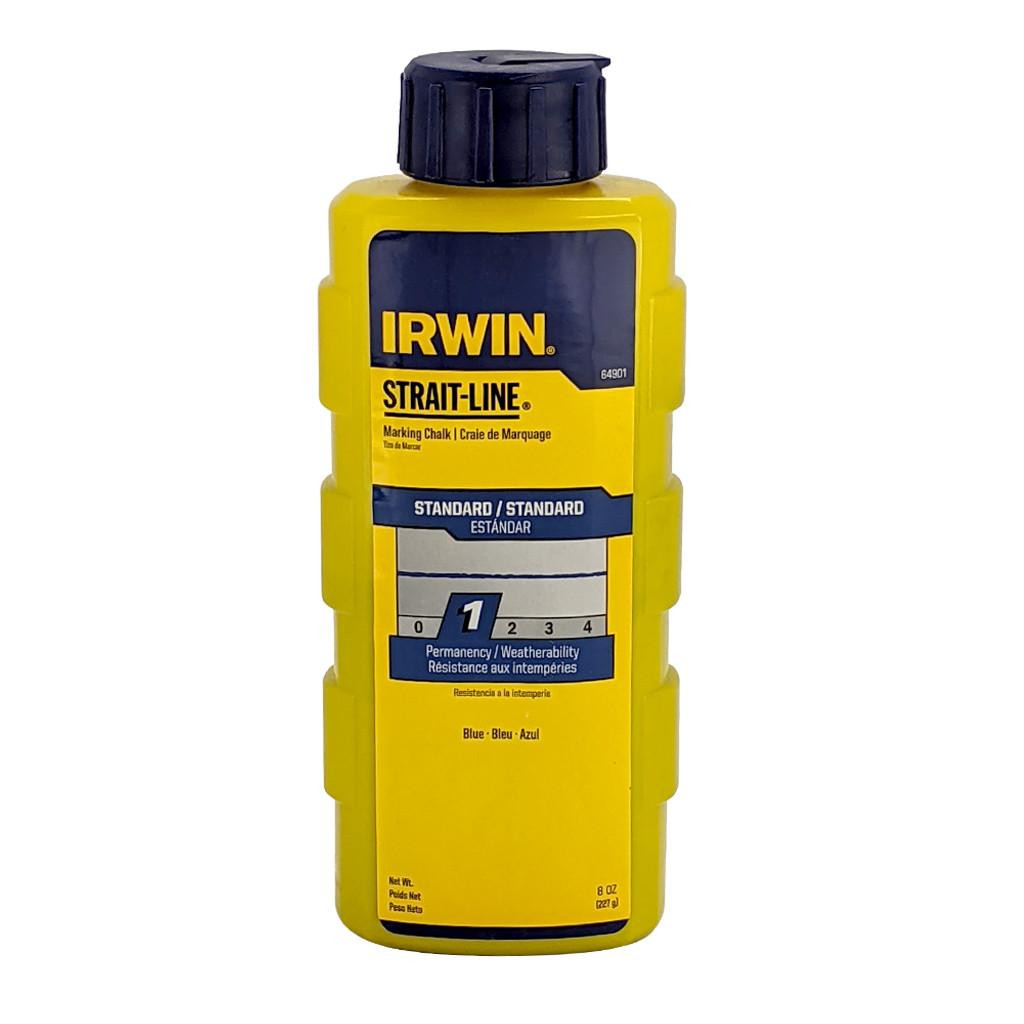 Irwin Standard Blue Marking Chalk, 8oz - Wind-lock