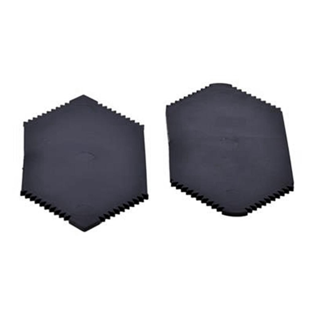 PLA-COR Rubber Hopper Replacement Gates, Set of 2 - Wind-lock
