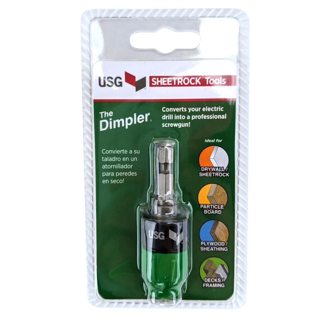 USG Sheetrock "The Dimpler" Electric Drill Attachment - Wind-lock