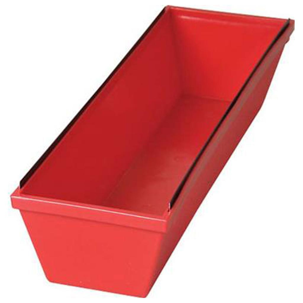 Wal-Board Tool Double Blade Plastic Mud Pan, 14in - Wind-lock