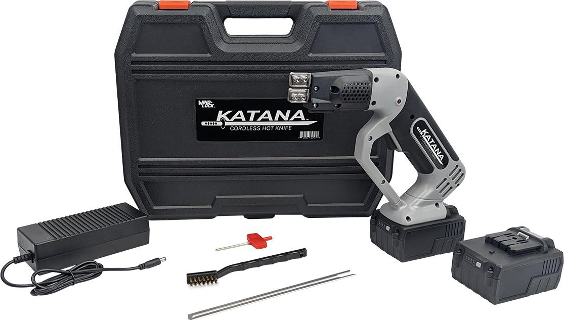 Katana Cordless Hot Knife Kit w/ Rechargeable Battery - Wind-lock