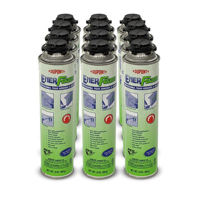 DuPont Enerfoam Gun Foam, 12, 24oz Cans per Case - Wind-lock