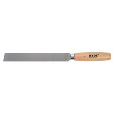 Hyde Tools Square Pointing Knife w/ Wood Handle, 8in - Wind-lock