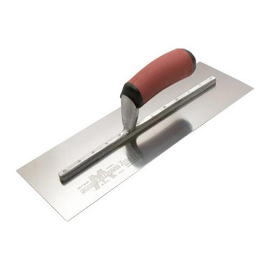 Marshalltown Stainless-Steel Drywall Trowel, 14in x 4-1/2in w/ DuraSoft ...