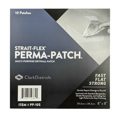 Strait-Flex Drywall Repair Patch 8inx8in - Wind-lock