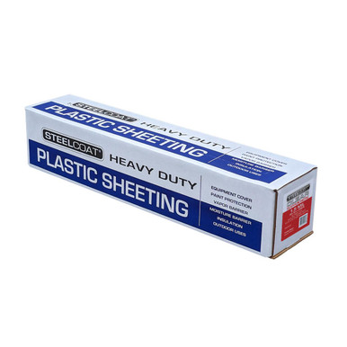 Steelcoat Clear Poly Sheeting 1.5mil, 8ft 4in x 200ft - Wind-lock