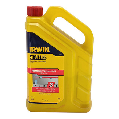 Irwin Permanent Red Marking Chalk, 5lb - Wind-lock