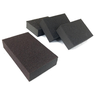 Johnson Abrasives Fine/Medium, Regular Grip Sponge, 3-3/4in x 2-3/4in x ...