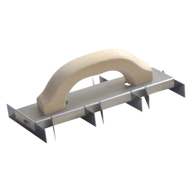 Kraft Tool Mortar Scraper Angle Plane w/ Wood Handle, 10in x 4in - Wind ...