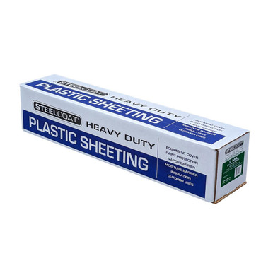 Steelcoat Clear Poly Sheeting 2mil, 8ft 4in x 200ft - Wind-lock