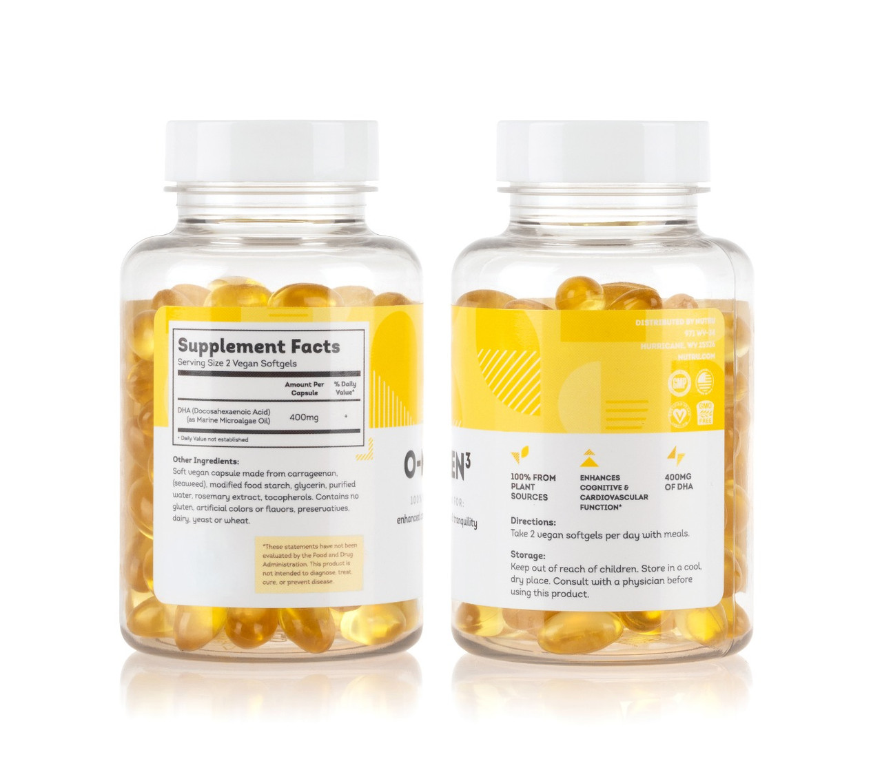 Omega Zen3 DHA, 400mg, 120caps - NuTru