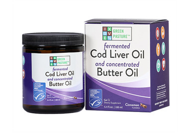 Fermented Cod Liver Oil and Concentrated Butter Oil Blend, Cinnamon ...