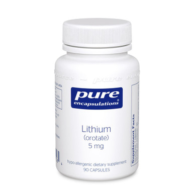 Lithium (orotate) 5 mg 90 caps - Pure Encapsulations