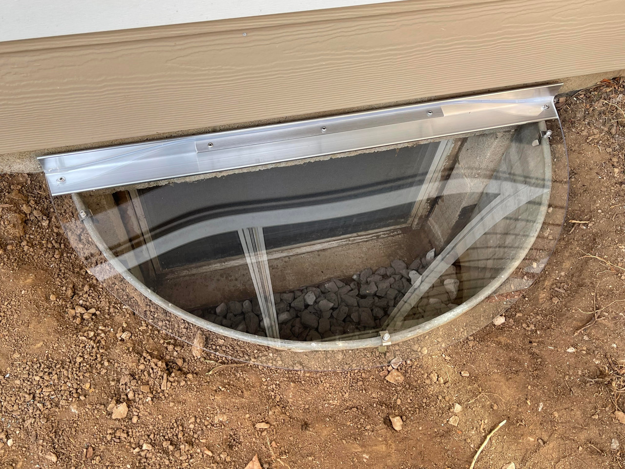 Compact Round Metal Window Well