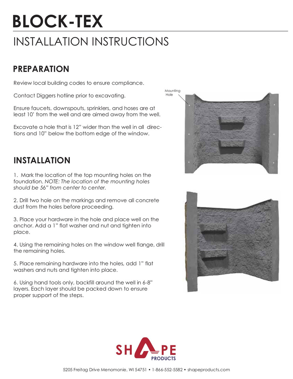 Block Tex Window Well - Free Shipping | Window Well Supply