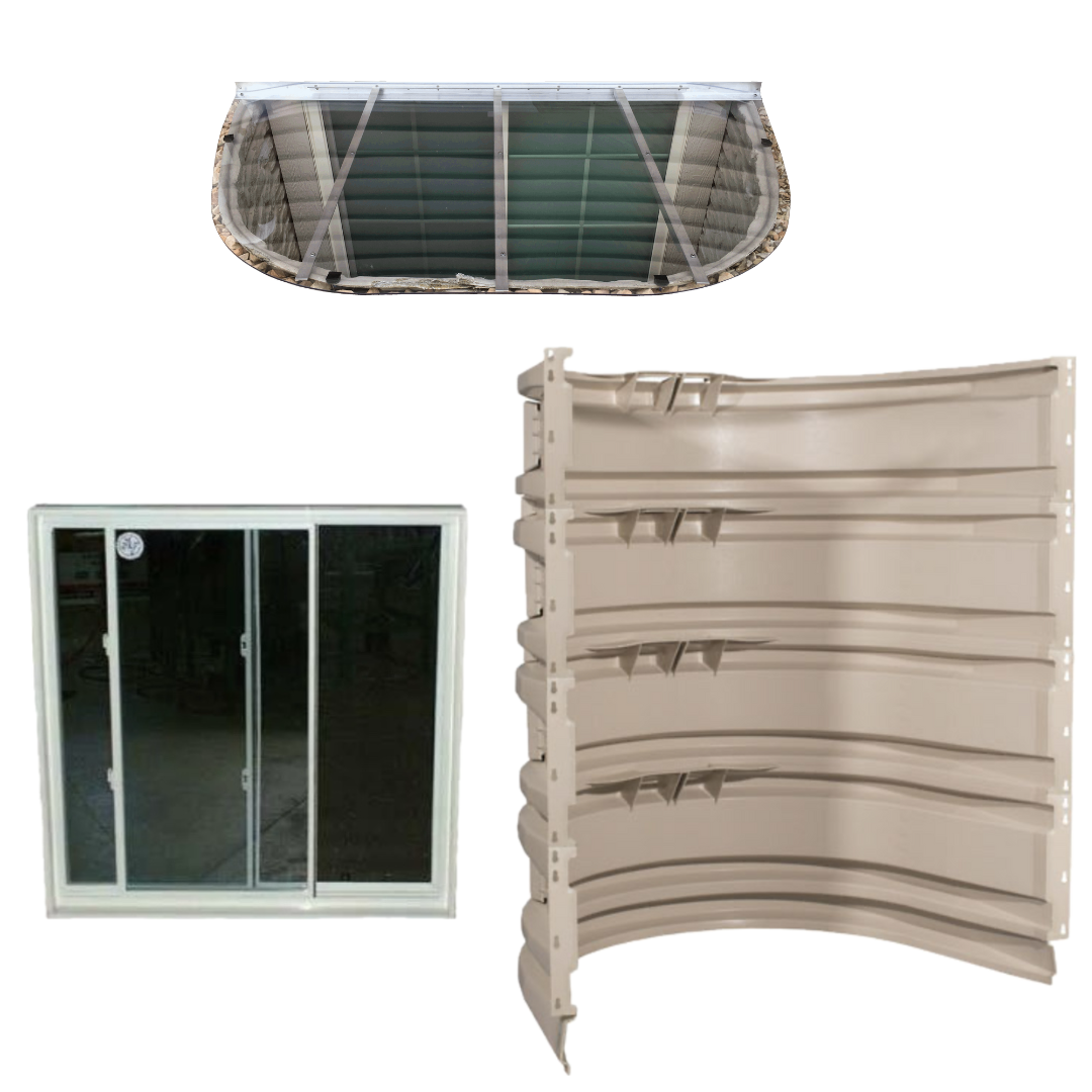 Stakwel Egress Kit Available - Free Shipping | Window Well Supply