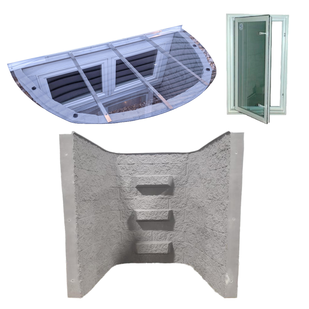 Block Tex Egress Kit - Free Shipping | Window Well Supply