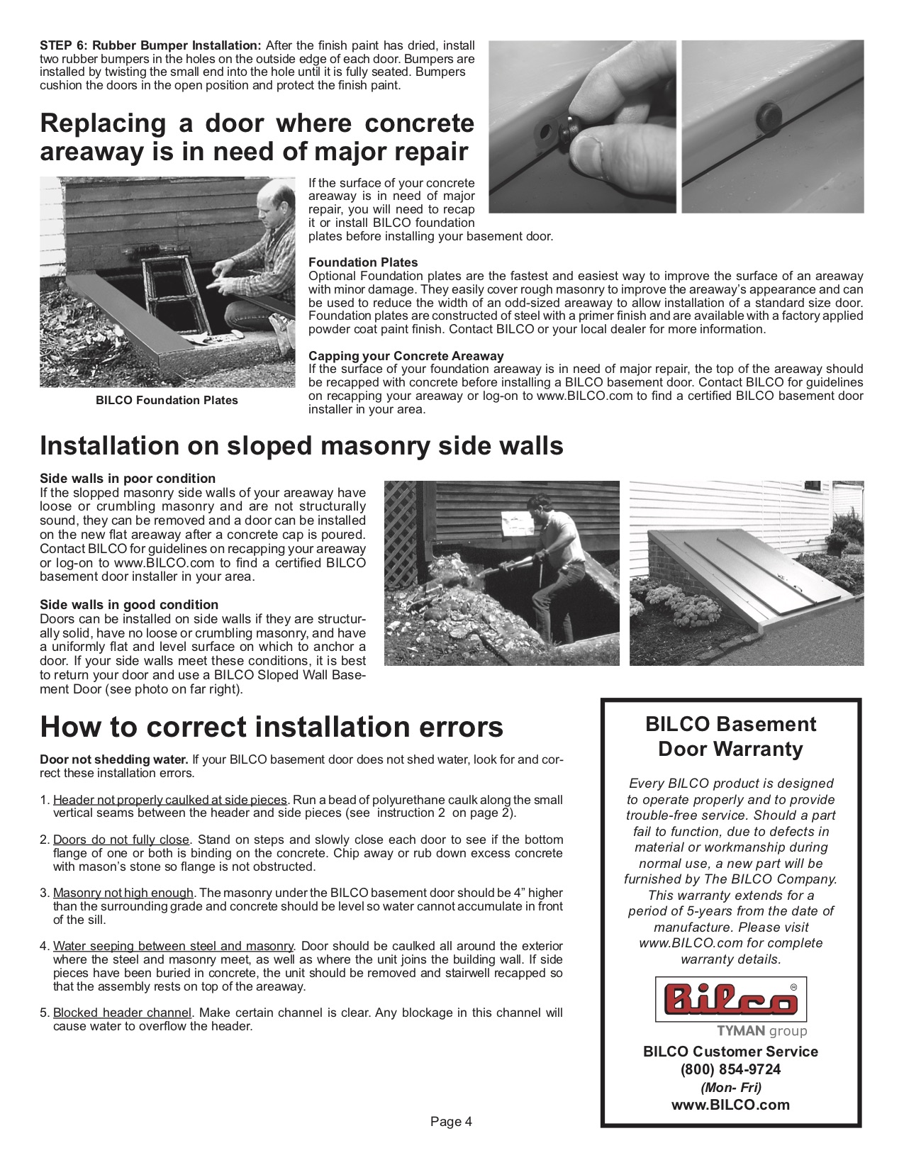 Bilco Classic Series Basement Door