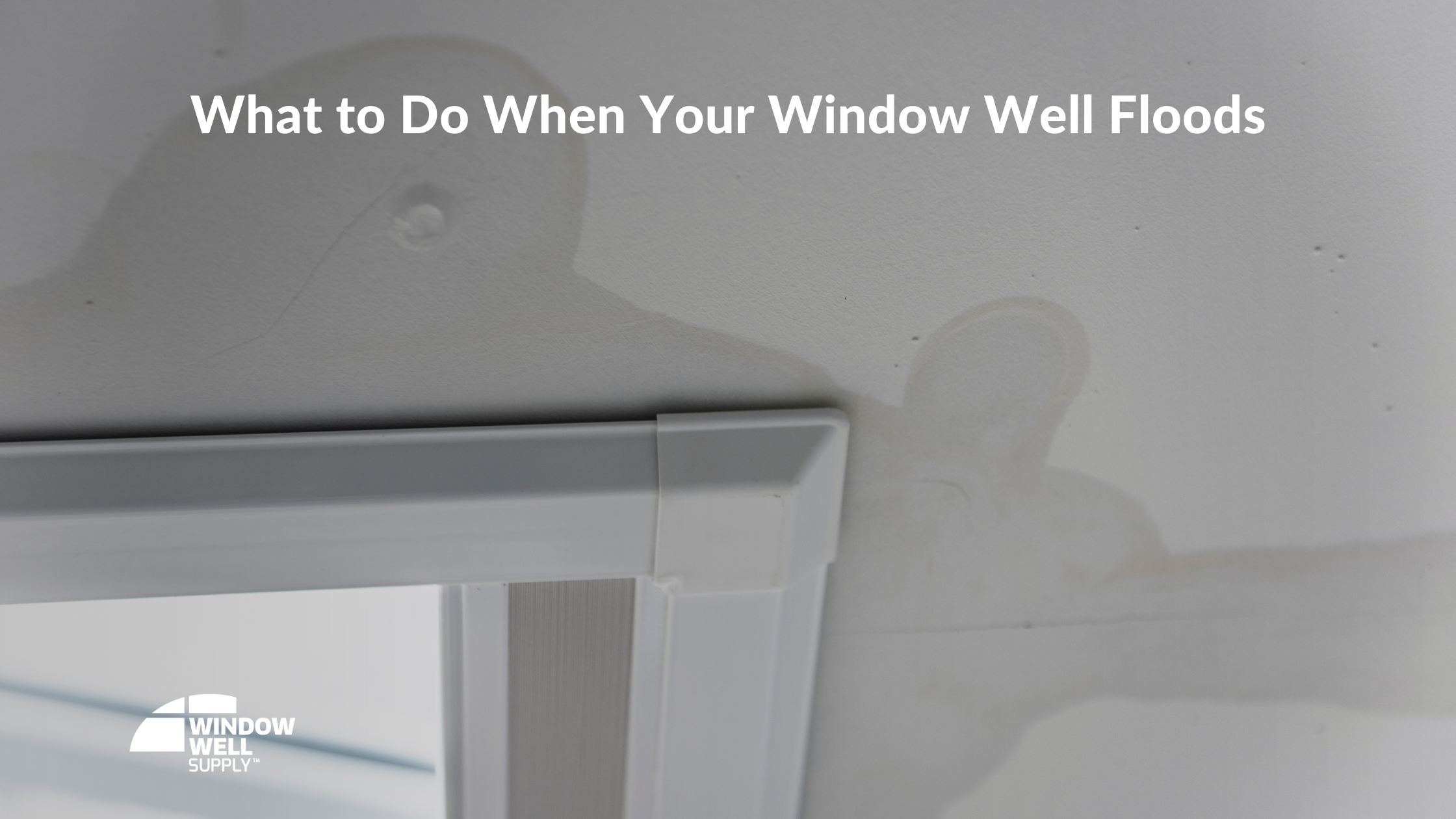 What to Do When Your Window Well Floods - Window Well Supply