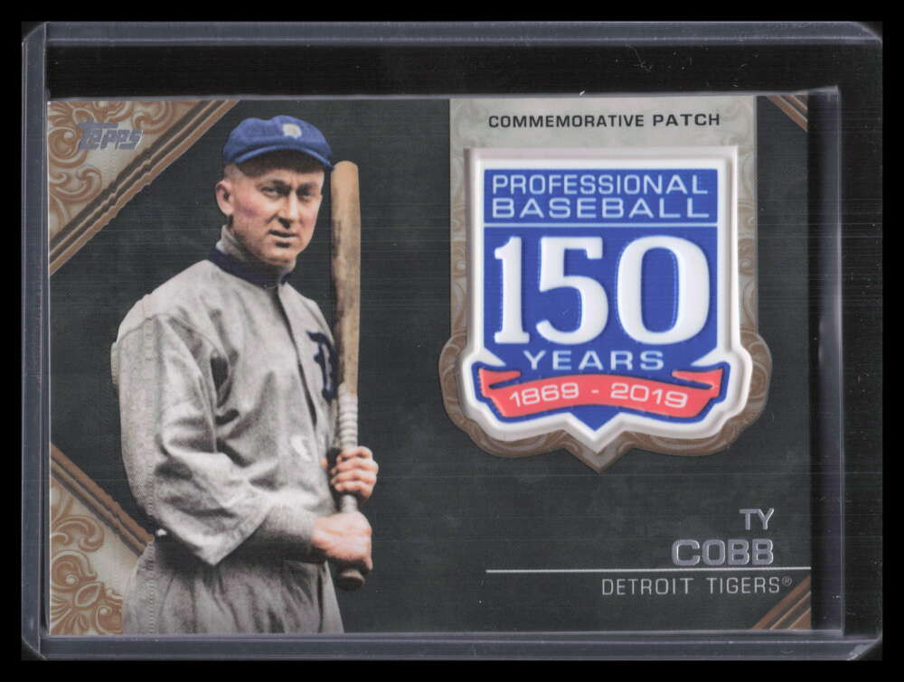SOLD 127115 2019 Topps 150th Anniversary Manufactured Patches Gold ...