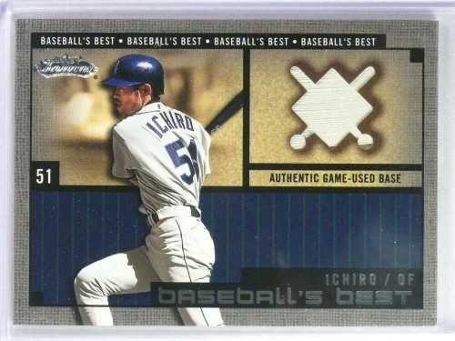 2002 Fleer Showcase Baseball's Best Game Used Ichiro Bat #51 *80275 ...
